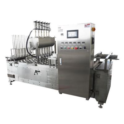 China Automatic Yogurt Cup Filling Sealing Machine 3000-4000pcs/h 0-85C Temperature for sale