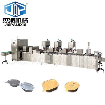 China Automatic Tray Filling Machine 60 Trays per Minute 304 Stainless Steel for Pet Food for sale