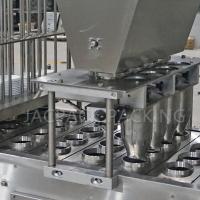 China Plastic Cup Filling Sealing Machine with Touch Screen Operation System for Coconut Meal Replacement Cup Filling for sale