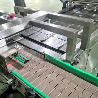 China Linear Vacuum Tray Sealing Machine 1000 Trays Per Hour 380V 3 Phase Food Tray Sealer for sale