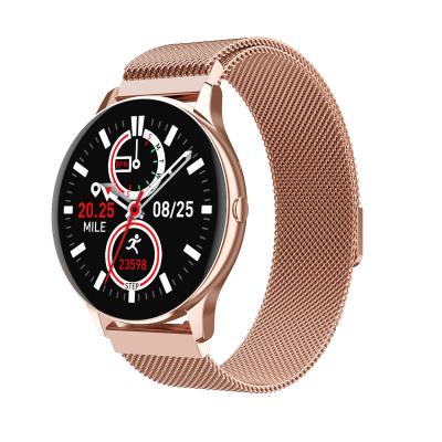 China Gold Rose Blood Oxygen Monitoring U18 Smart Watch With Bluetooth Call for sale