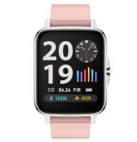 China Silica Gel Strap 200mAh 50mm Heart Rate Monitoring Smart Watch For Ladies for sale