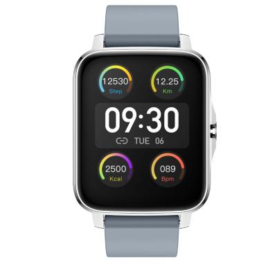 China 1.69 Inch 200mAh Heart Rate Monitoring Smart Watch Square Dial for sale
