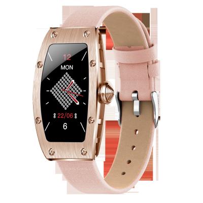 China ROHS HRS3300 1.69 Inch Ladies Smart Bracelet With Rose Gold Strap for sale