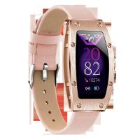 China ROHS HRS3300 1.69 Inch Ladies Smart Bracelet With Rose Gold Strap for sale