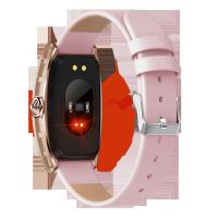 China ROHS HRS3300 1.69 Inch Ladies Smart Bracelet With Rose Gold Strap for sale