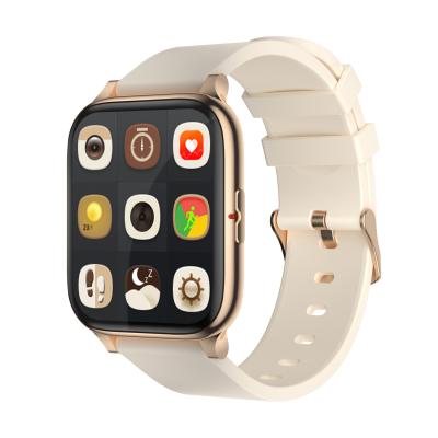 China 1.69 Inch 180mAh Heart Rate Monitor Smartwatch IP67 COLMI P8 Mix for sale