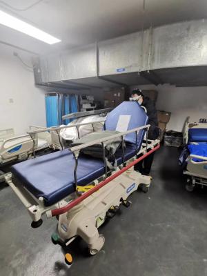 China Top Performance American Brand Hill-Rom Medical Transfer Bed  In Repairing With Parts for sale