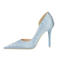 China Retro Korean Fashion Heel Shoes 11CM High Heels with Waterproof Platform Satin for sale