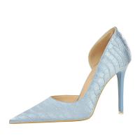 China Retro Korean Fashion Heel Shoes 11CM High Heels with Waterproof Platform Satin for sale