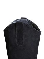 China Chunky Heel Pointed Toe Suede Dress Boots For Winter-009-32 for sale