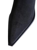 China Chunky Heel Pointed Toe Suede Dress Boots For Winter-009-32 for sale