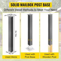 China Modern Heavy Duty Steel Mailbox Post With Powder Coated Surface Support Bracket for sale