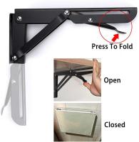 China Collapsible Shelf Hinge Wall Mounted for Customer's Request Bench Table Space Saving for sale