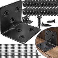 China Metal Steel Bracket Standard 90 Degree L Shaped Corner Brace for Wood Cabinets Shelves for sale