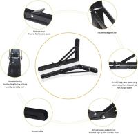 China Collapsible Shelf Hinge Wall Mounted for Customer's Request Bench Table Space Saving for sale
