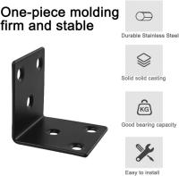 China Metal Steel Bracket Standard 90 Degree L Shaped Corner Brace for Wood Cabinets Shelves for sale