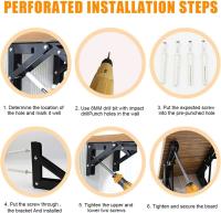 China Collapsible Shelf Hinge Wall Mounted for Customer's Request Bench Table Space Saving for sale