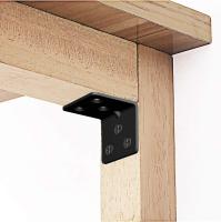 China Metal Steel Bracket Standard 90 Degree L Shaped Corner Brace for Wood Cabinets Shelves for sale