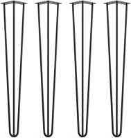 China Modern Style Hairpin Legs 28inch Adjustable Table Legs for Metal Furniture for sale