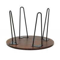 China Modern Style Hairpin Legs 28inch Adjustable Table Legs for Metal Furniture for sale