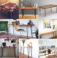 China Modern Style Hairpin Legs 28inch Adjustable Table Legs for Metal Furniture for sale