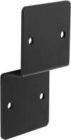 China Single-side Bracket Z Bracket for Wood Shelves Fixing Lumber Connector Pergola Brackets for sale