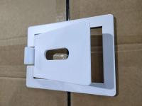 China Silver Studio Monitor Vibration Damping Tilted Tabletop Speaker Stand for Bookshelf Computer Speakers for sale