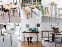 China Sturdy Hairpin Coffee Table Legs with Screws and Hairpin Leg Protector Morden Style for sale