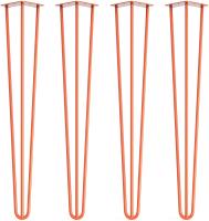 China Rubber Floor Protector Heavy Metal Duty Hairpin Furniture Legs for Table for sale