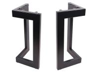 China Modern Silver/Black/White Metal Dining Table Legs with Included Nuts and Screws for sale