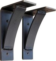 China Heavy Duty Fireplace Mantel Brackets Hand Welded Steel Bracket Countertop Support for sale