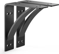China Heavy Duty Fireplace Mantel Brackets Hand Welded Steel Bracket Countertop Support for sale