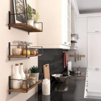 China Wallniture Floating Shelves for Wall Stylish Organization for Bedroom and Bathroom for sale