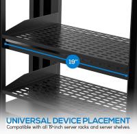 China Vented Shelves Cantilever Mount Style Server Rack Shelf Mount Rails Network Equipment for sale