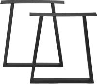 China Powder Coated Xshape or Square Shape Leg Metal Dining Table Legs for Furniture Design for sale