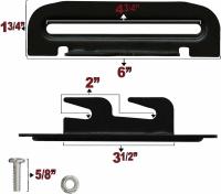 China Adjustable Footboard or Headboard Attachment for Metal Bed Frame Heavy Duty Brackets for sale