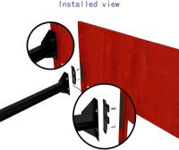 China Adjustable Footboard or Headboard Attachment for Metal Bed Frame Heavy Duty Brackets for sale