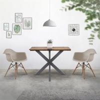 China Powder Coated Dining Table Legs Metal Table Base Hardware Included for sale