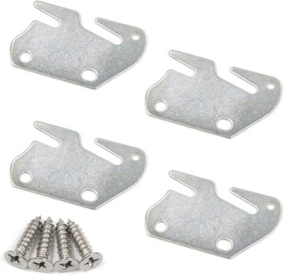 China 10 Hook Plates for Wooden Beds Frame Bracket Headboard Footboard Replacement Stocked for sale