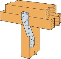 China Galvanized Steel Hurricane Tie Brackets for Widely Applicable Rafter Ties 152*35.5mm for sale