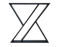 China X-Shape Steel Industrial Table Base for Modern Iron Dining or Coffee Table Structure for sale
