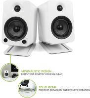 China Metal Desktop Speaker Stands Tilted Steel Damping Foam Padding for Standard Structure for sale