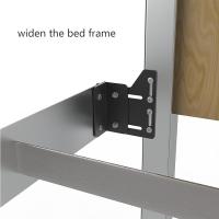 China Extra Heavy Duty Bed Modification Plate with Carbon Steel Bed Frame Brackets Adapter for sale