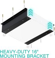 China Under Desk Cash Drawer Mounting Brackets Heavy Duty Steel Brackets for Easy Installation for sale