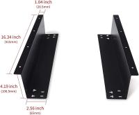 China Under Desk Cash Drawer Mounting Brackets Heavy Duty Steel Brackets for Easy Installation for sale