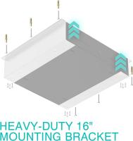China Under Desk Cash Drawer Mounting Brackets Heavy Duty Steel Brackets for Easy Installation for sale