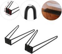 China Customized Solid Metal Bar Skateboard Hairpin Table Legs Heavy Duty for sale