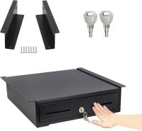 China Long-lasting Performance Heavy Duty Black Under Counter Mounting Metal Bracket for sale