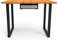 China Long-lasting Performance Heavy Duty Black Under Counter Mounting Metal Bracket for sale